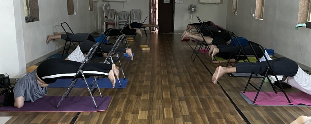 Iyengar Chair Relaxation - Yoga Classes Bandra West & Khar, Mumbai ...